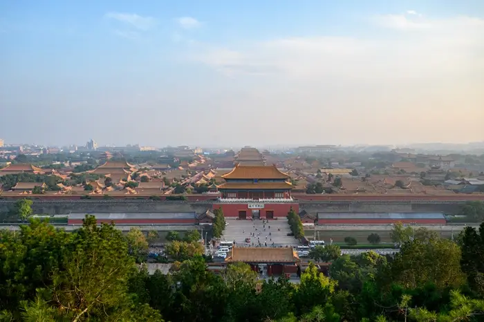Explora El Parque Jingshan: Vista Panorámica De Pekín
